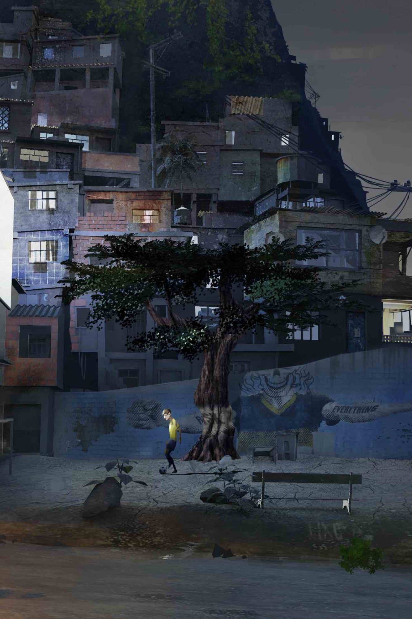 Nike 'The last game' - Painting Practice